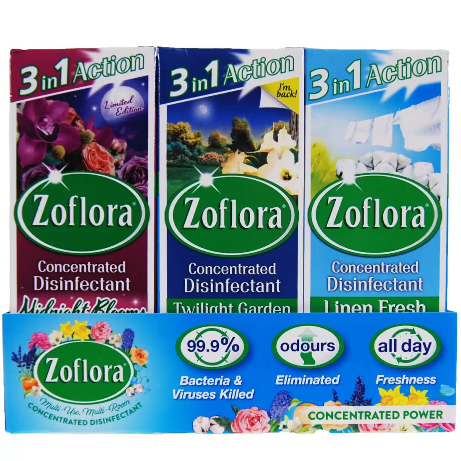 Zoflora Disinfectant 120ml Assorted 12 Pack – Care-Supplies
