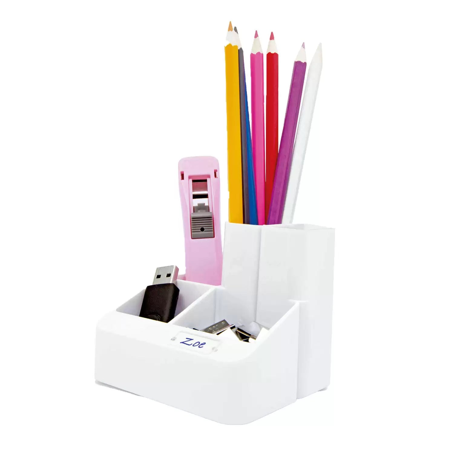 White Desk Tidy Organiser – Care-Supplies