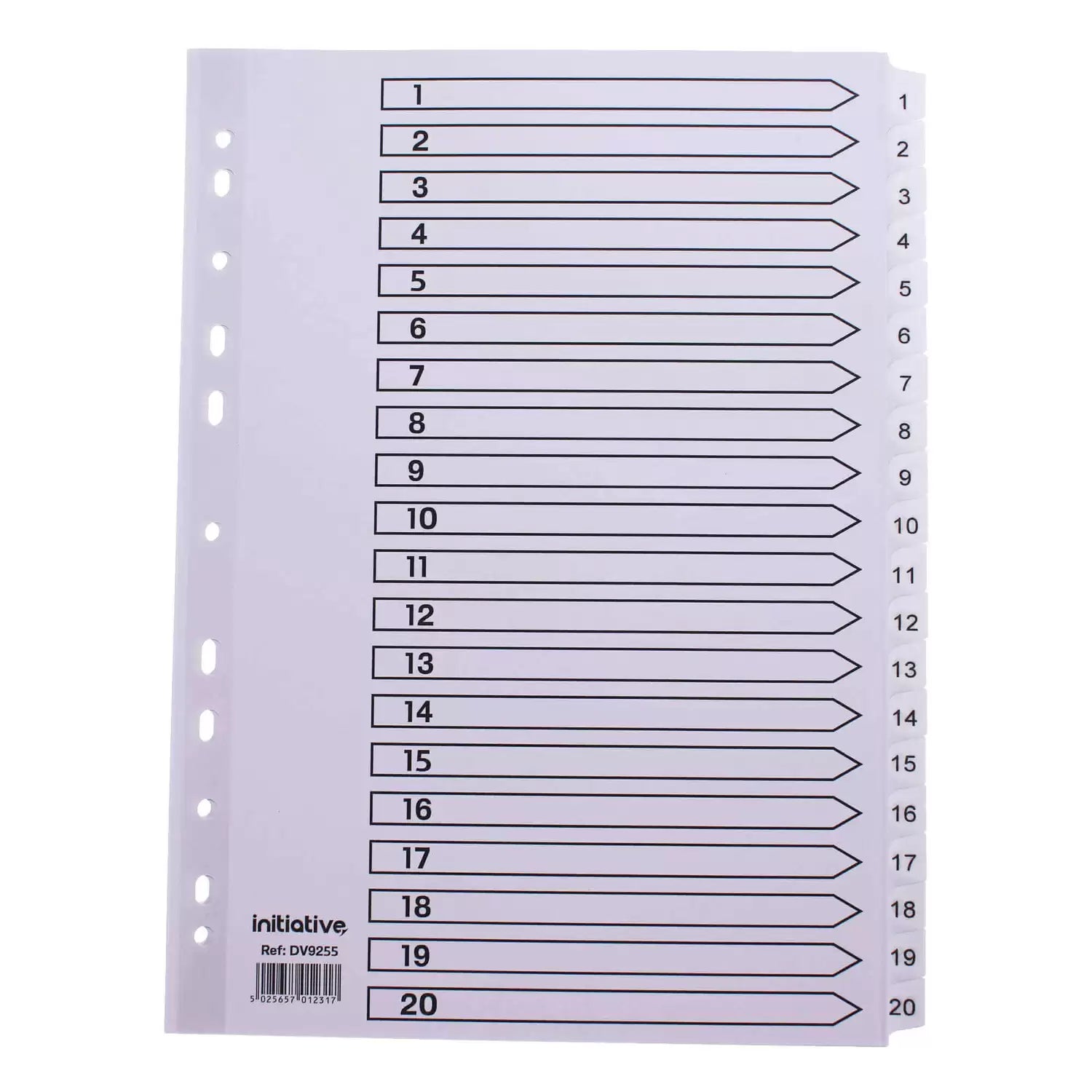 A4 Subject Dividers 1-20 – Care-Supplies