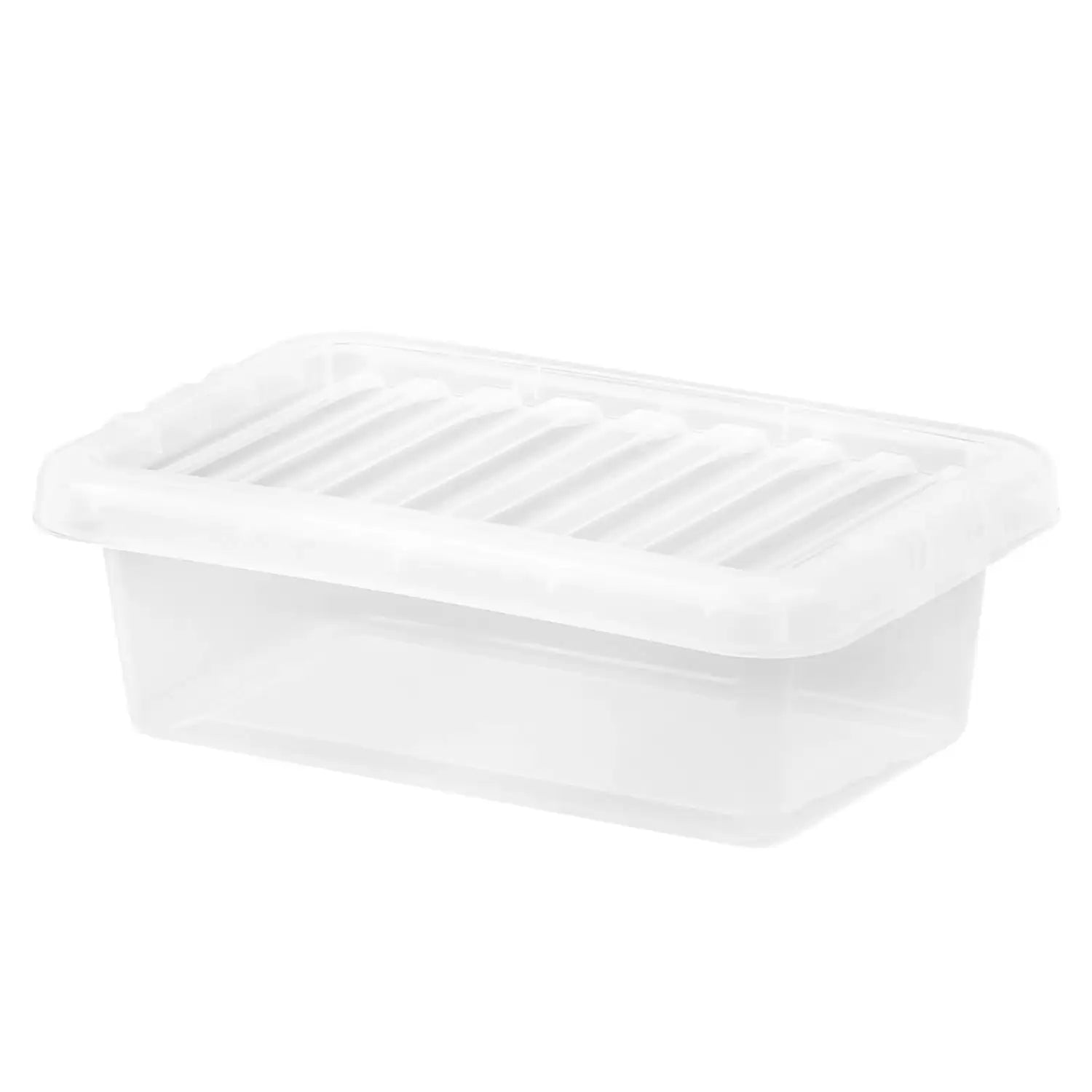 Wham Storage Box and Lid Clear 4 Litre 12 Pack – Care-Supplies