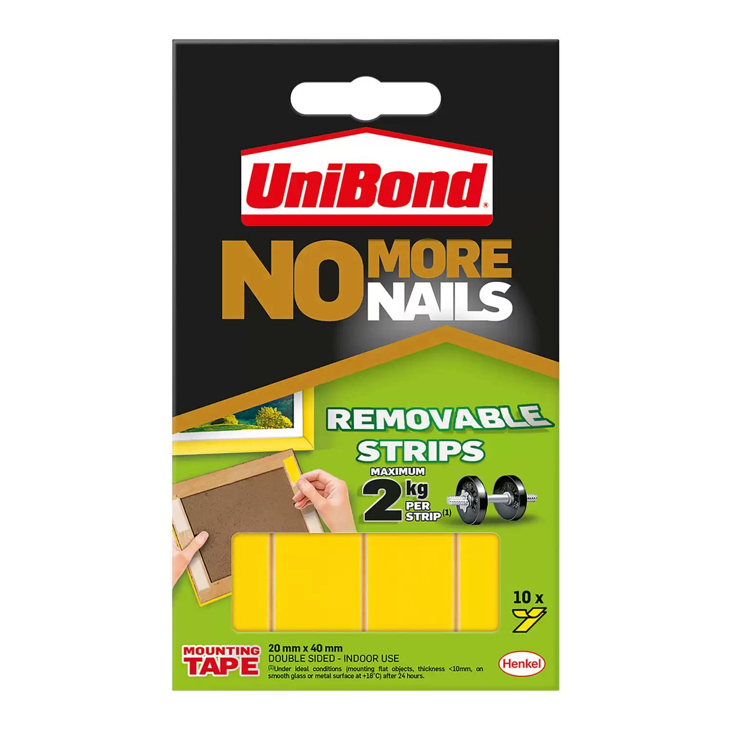 Unibond No More Nails Removable Strips 10 Pack – My Store