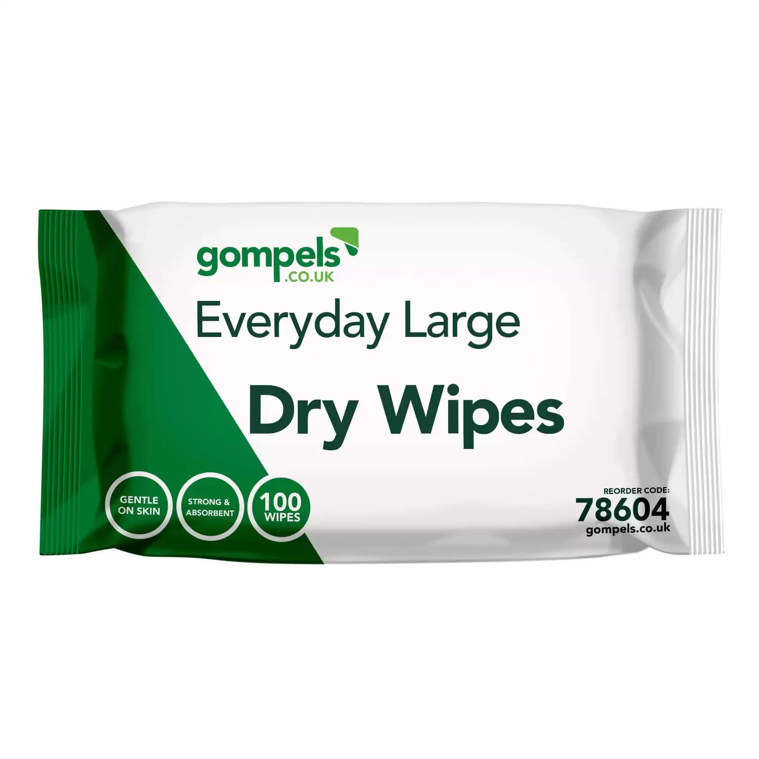 Everyday Dry Wipes Large 28x33cm 100 Pack – Care-Supplies