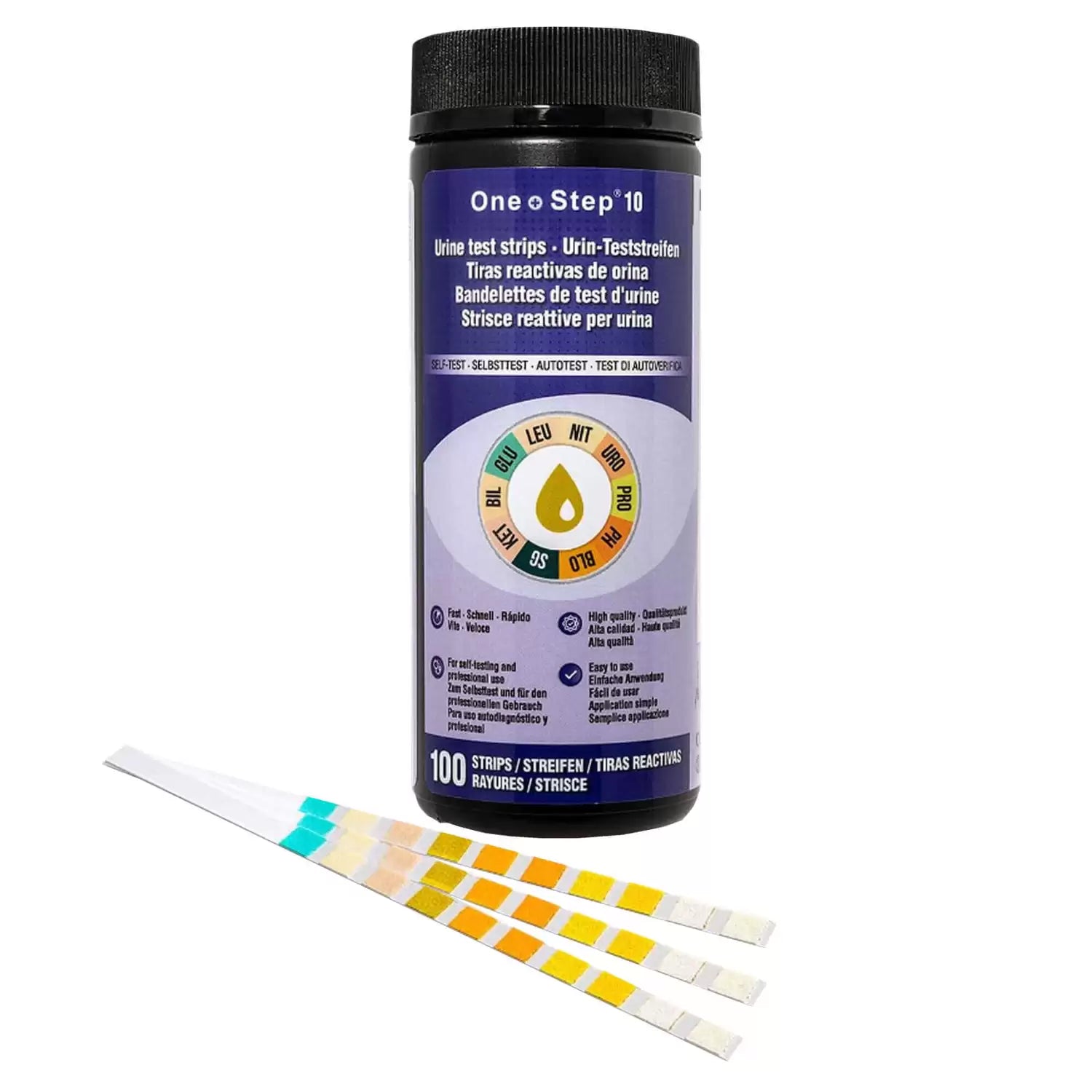 Urine Test Strips 10 Parameters 100 Pack – Care-Supplies