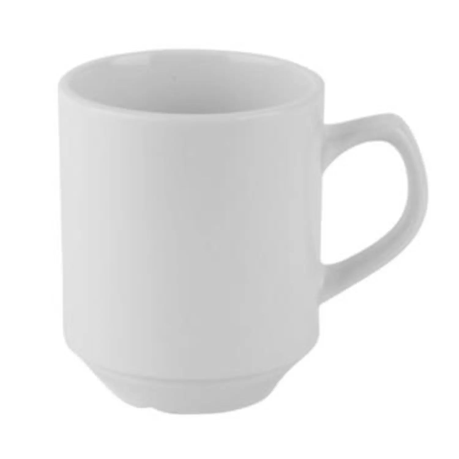 Stacking Mug 10oz White 6 Pack – Care-Supplies